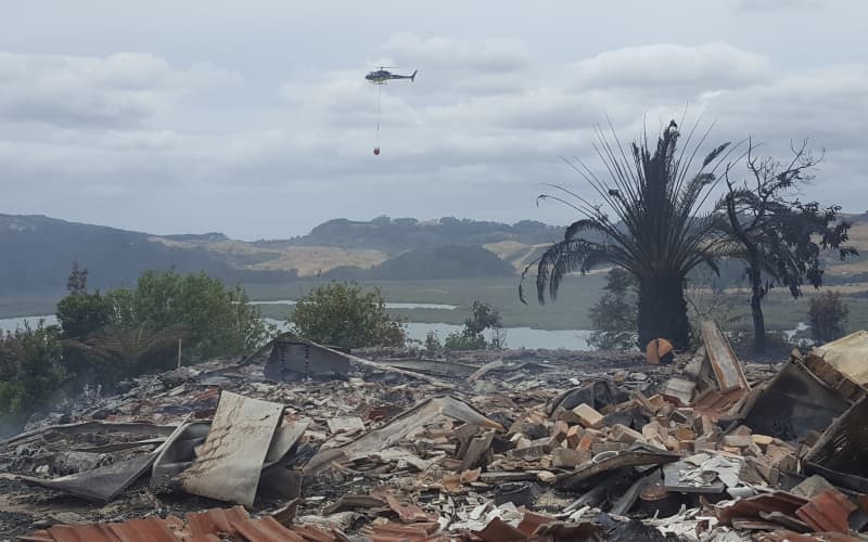 Community rallies for fire victims: 'Good old country spirit' | RNZ
