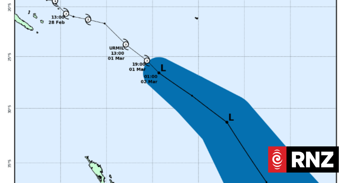 Urmil no longer a cyclone, should avoid NZ | RNZ News