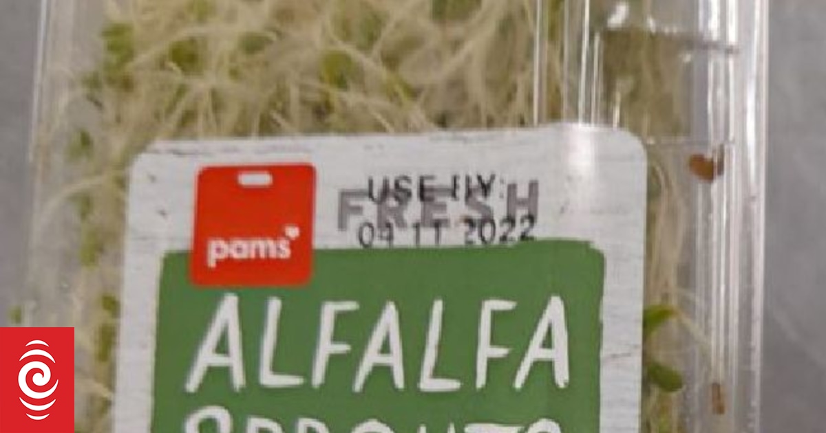 Sprouts recalled due to possible salmonella contamination | RNZ