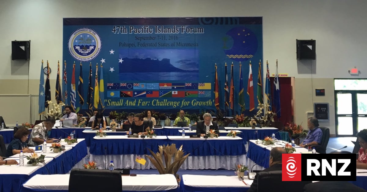 Forum holds plenary session in FSM | RNZ