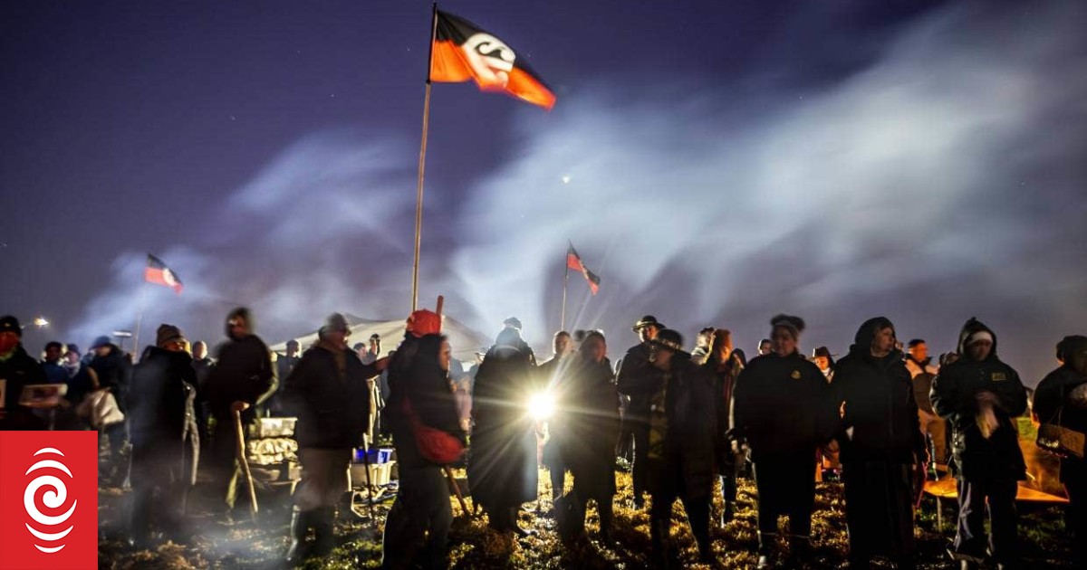 Hundreds gather for dawn ceremony to mark 45 years since Takaparawhau ...