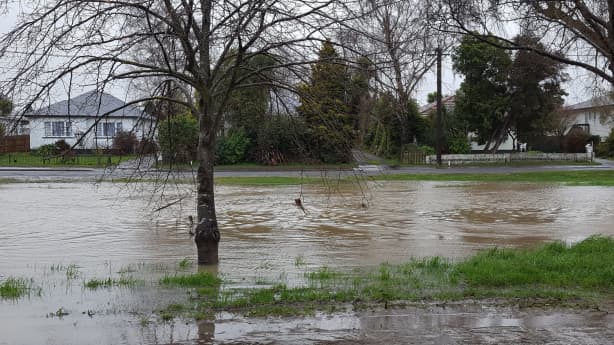 'There's a small river running down the road' | RNZ