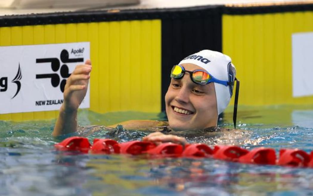 15-year-old breaks NZ record as Clareburt claims fifth gold | RNZ News