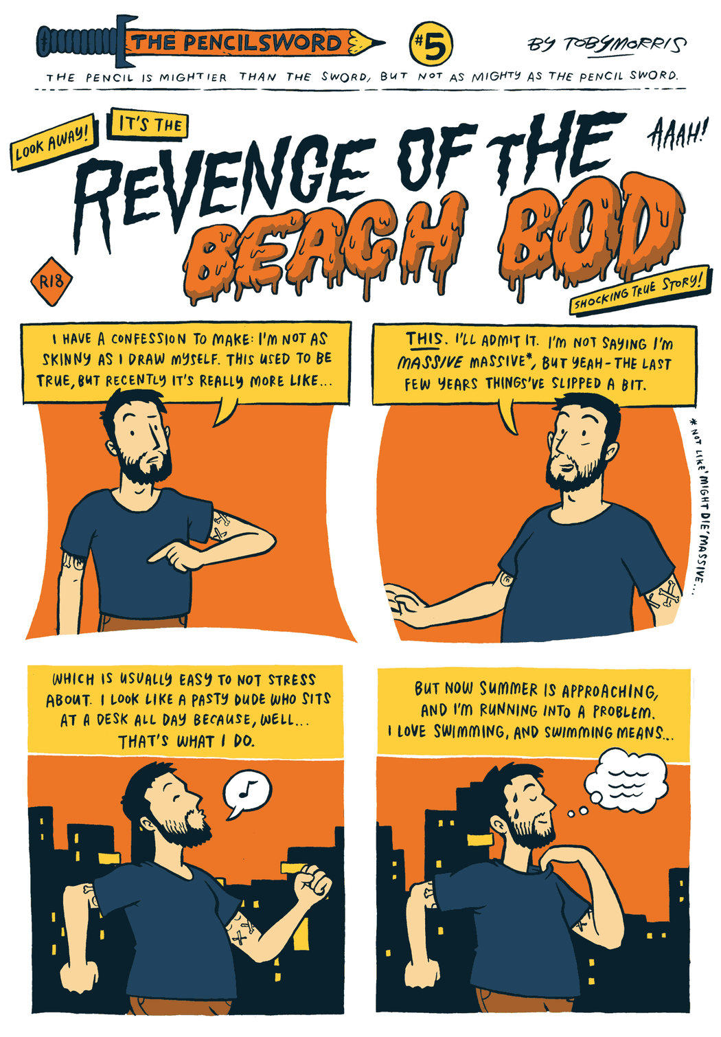 The Pencilsword: Revenge of the beach bod | RNZ News