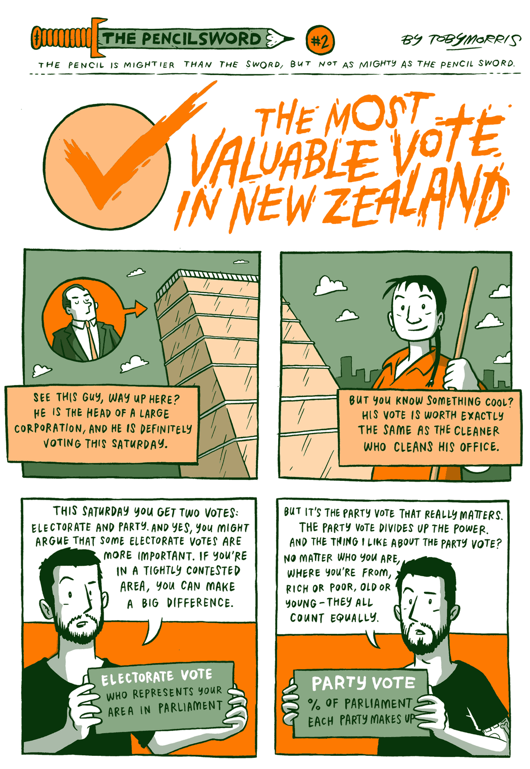 The Pencilsword: The most valuable vote in New Zealand | RNZ News