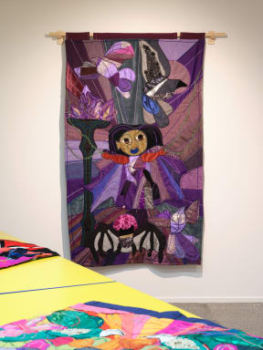 Stitching bling, satin & velvet into Toi Māori with Maungarongo Te Kawa ...