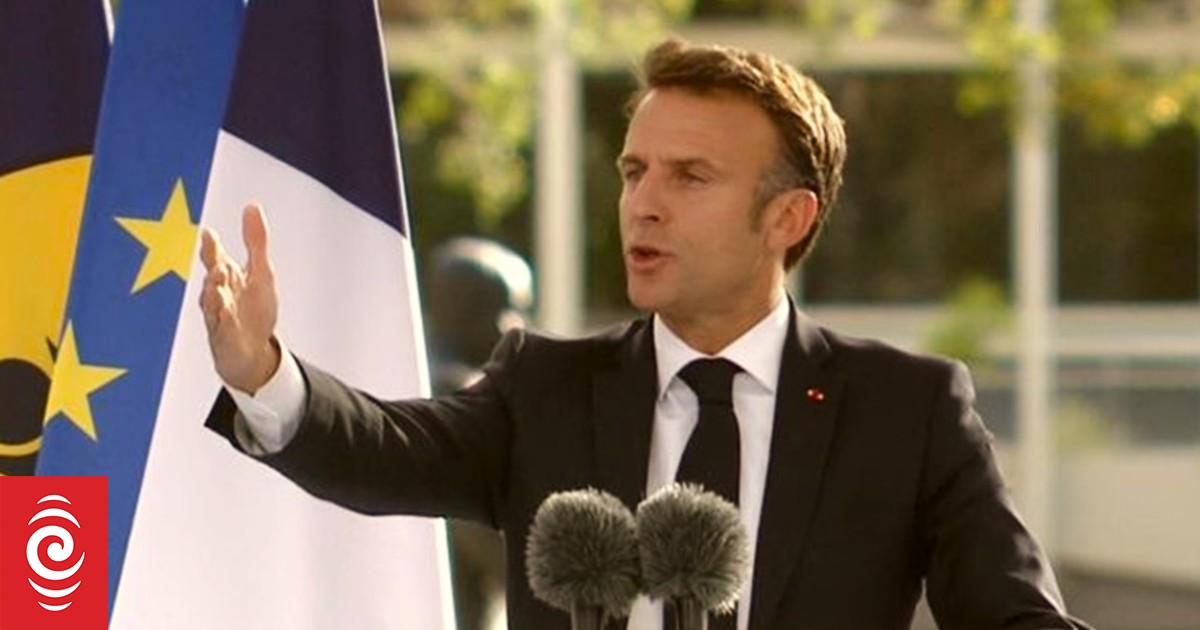 President Emmanuel Macron gives New Caledonia Pacific mission green ...