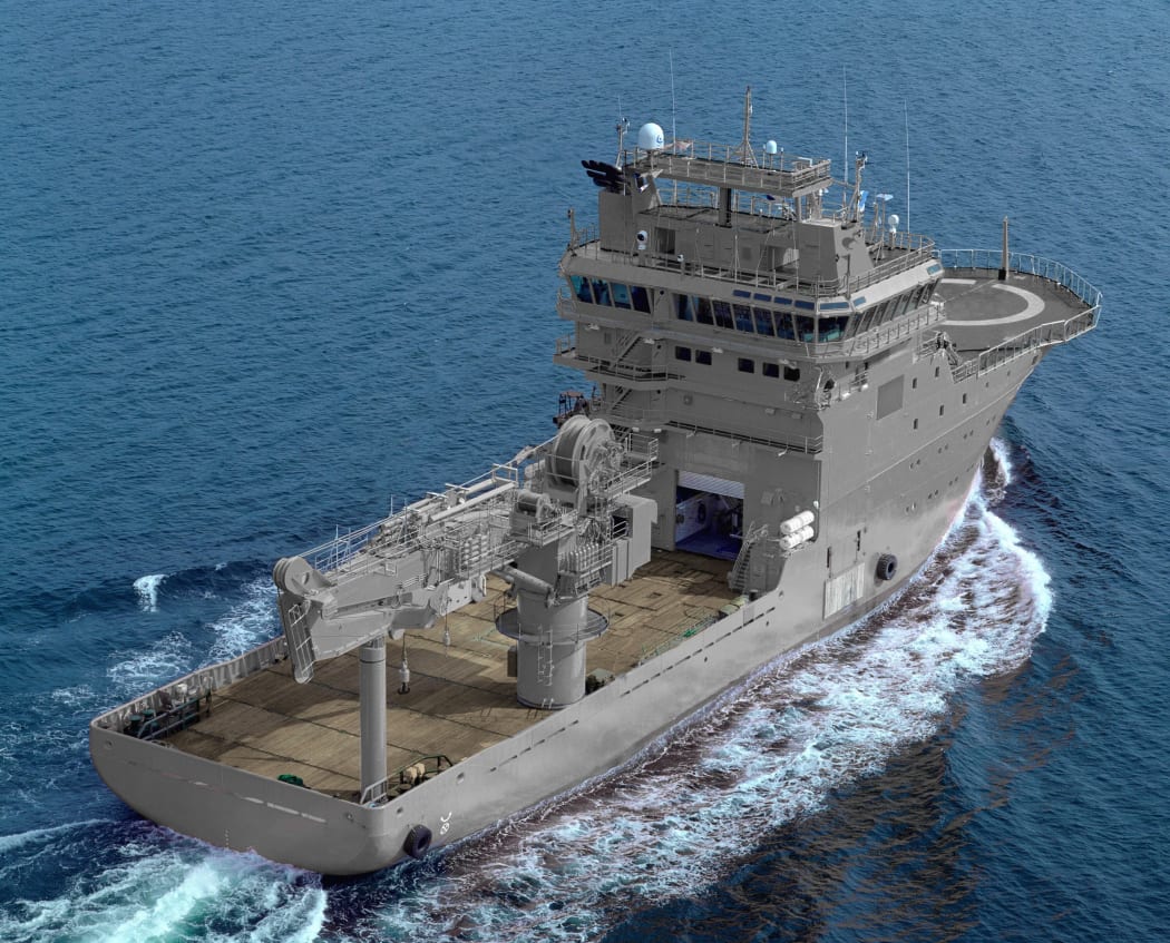 New support vessel purchased for the Navy | RNZ News