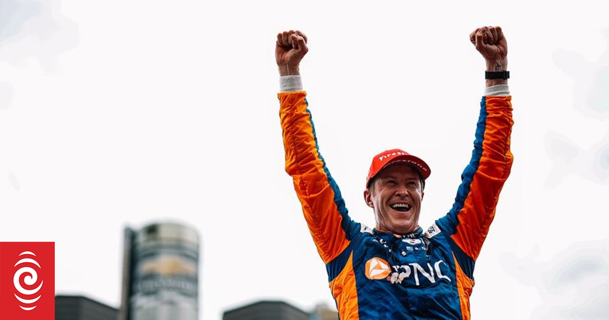 Dixon goes to top of Indycar championship with victory in Detroit | RNZ ...