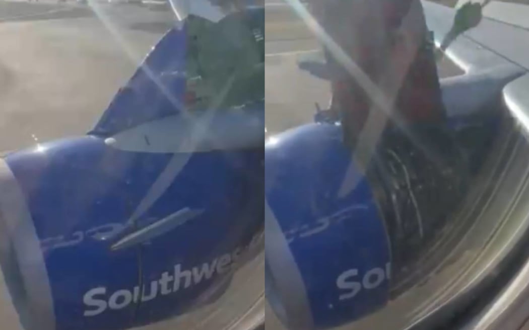 Boeing jet loses engine cover during takeoff | RNZ News