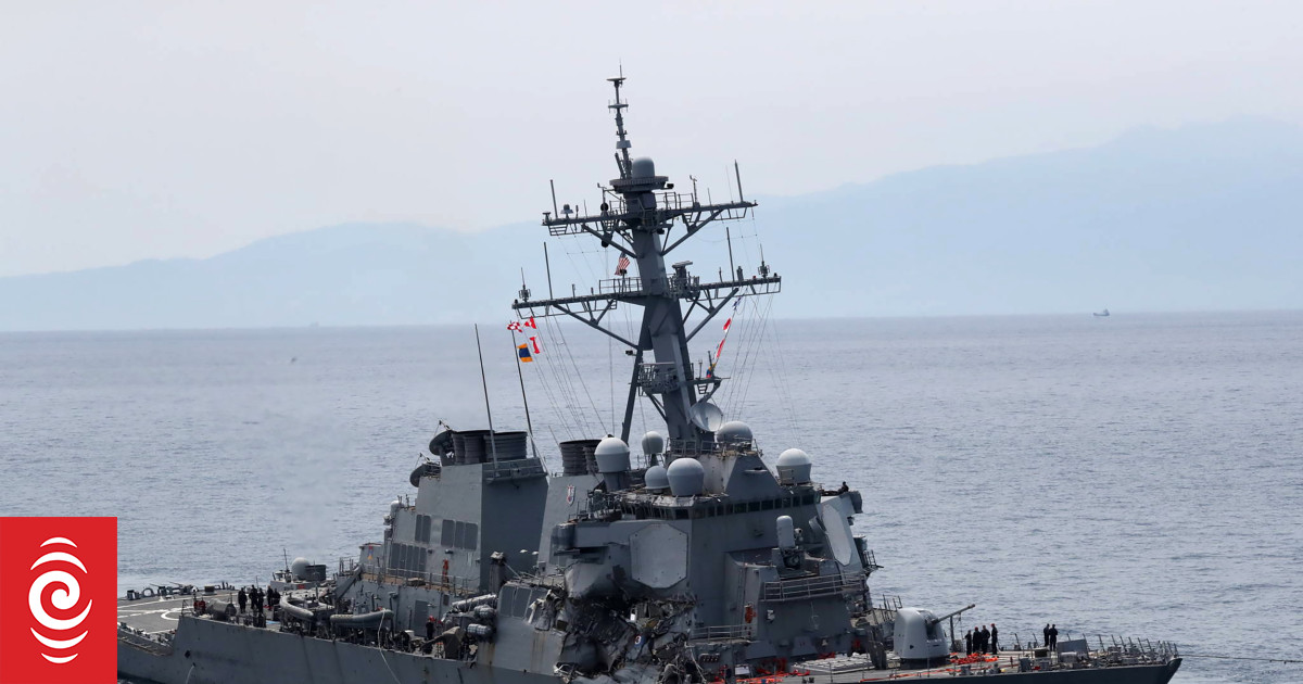 Missing US sailors found dead on flooded ship | RNZ News