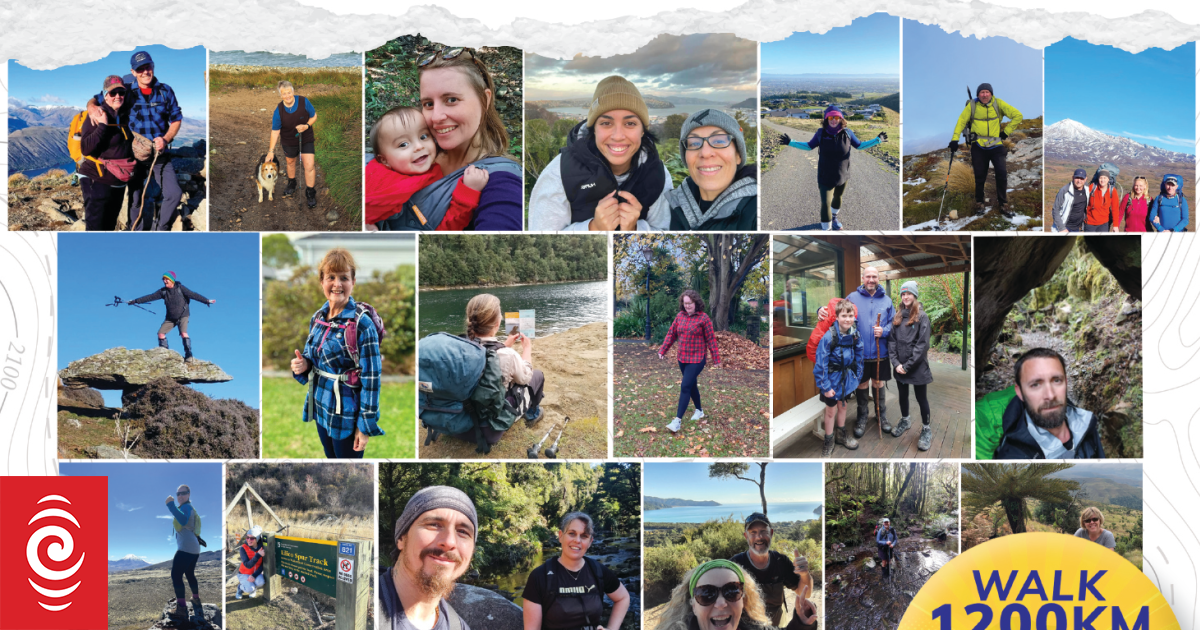Walk 1200km: The walking challenge helping Kiwis get fit | RNZ