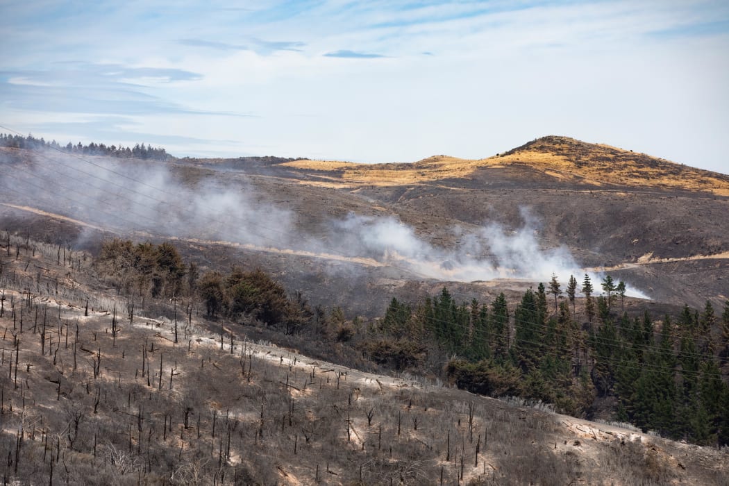 In pictures: Port Hills fire spreads for second day | RNZ News