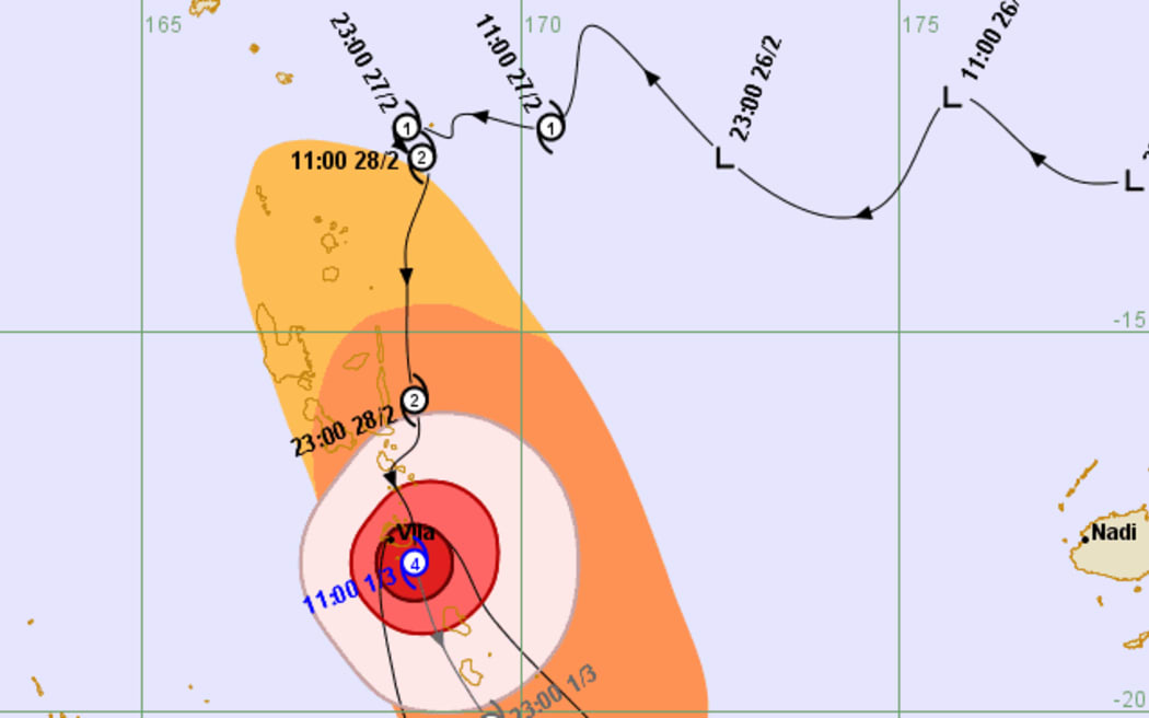 Cyclone Judy strengthens to category 4 with destructive winds | RNZ News