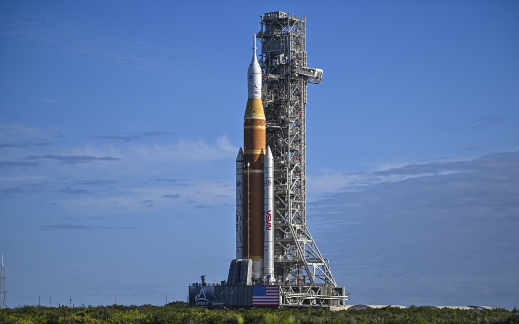 NASA moves moon rocket to launch pad before Artemis 2 mission | RNZ News