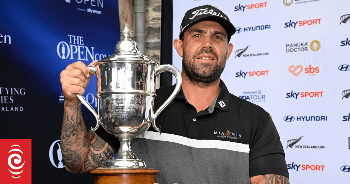 Golf: NZ Open win 'life-changing' for ex-gang member Ryan Peake | RNZ News