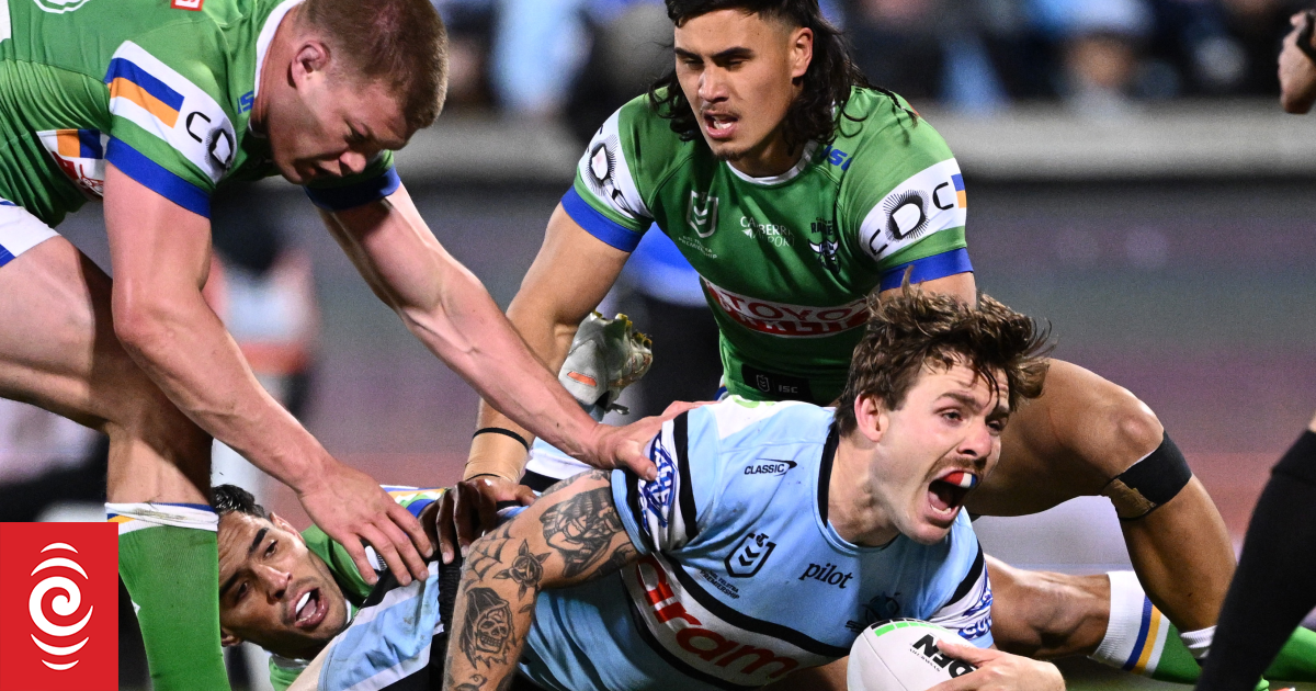 Cronulla Sharks eliminate Canberra Raiders to make NRL prelim finals ...