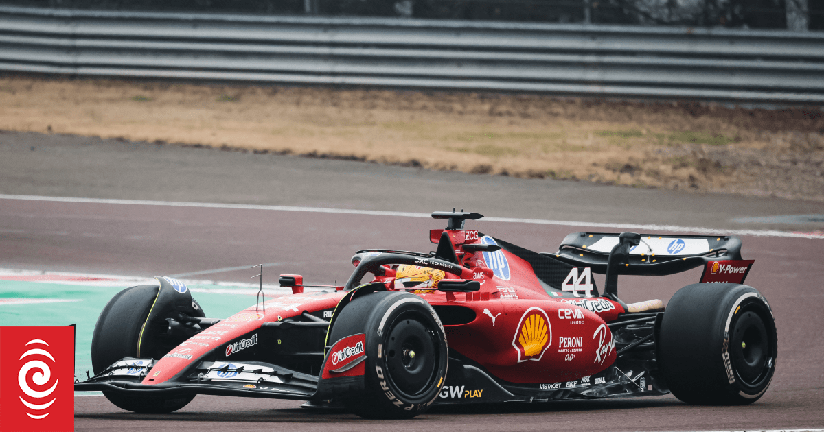 Lewis Hamilton makes track debut for Ferrari | RNZ News