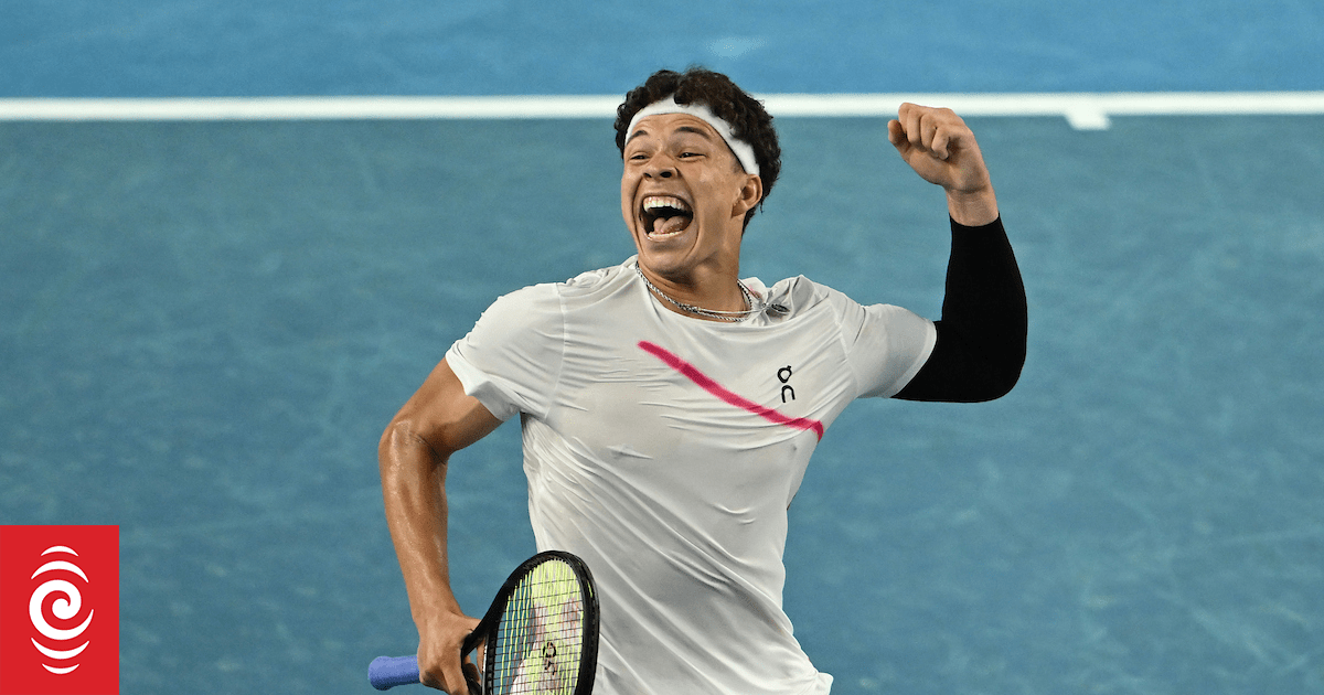 Top dog: Ben Shelton in action at the ASB Classic | RNZ News