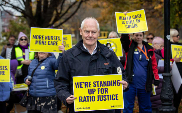 Nurses protest, warn patients being left in pain, soiled beds due to ...