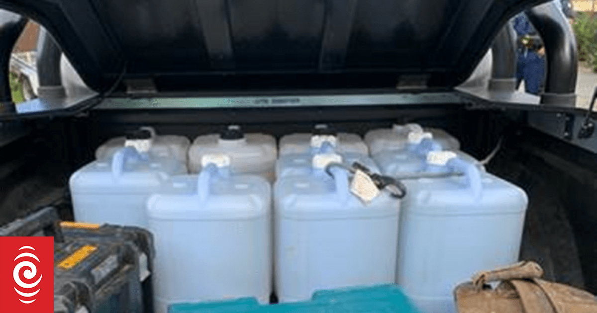 Police seize 400 litres of Class B drug 'GBL' | RNZ News
