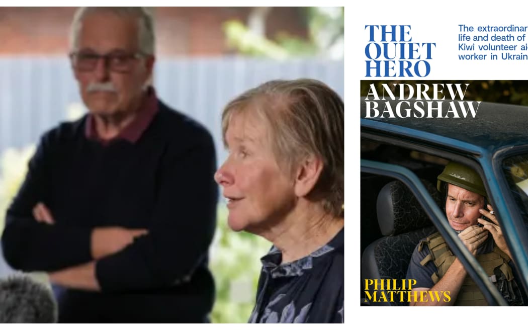 Sue and Phil Bagshaw on their 'quiet hero' son, killed in Ukraine | RNZ