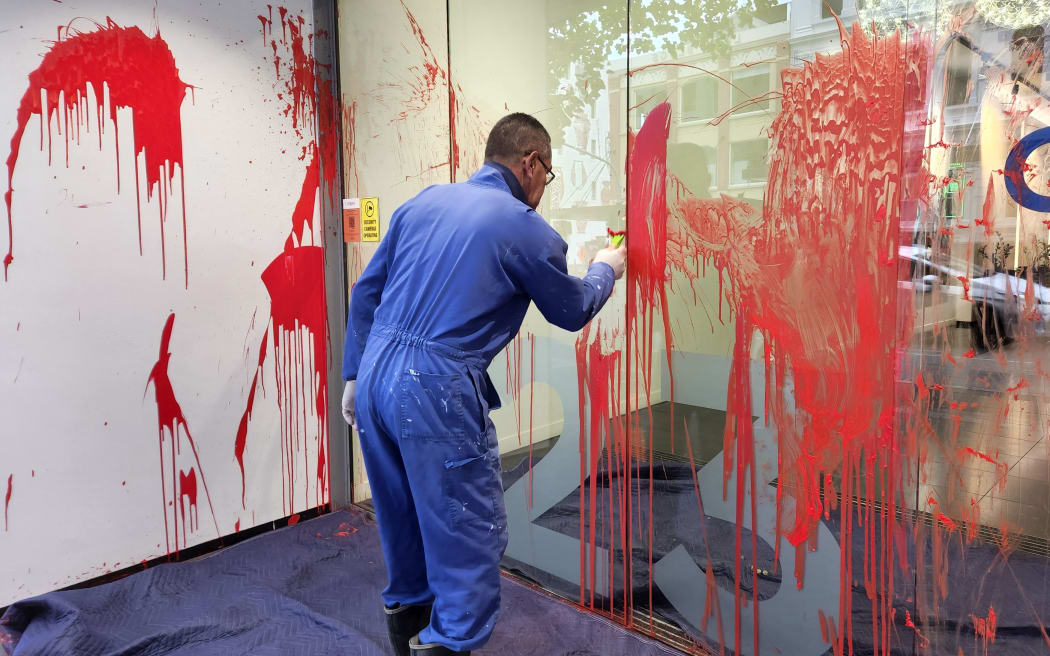 Tamaki for Palestine claims responsibility for dumping paint on US ...