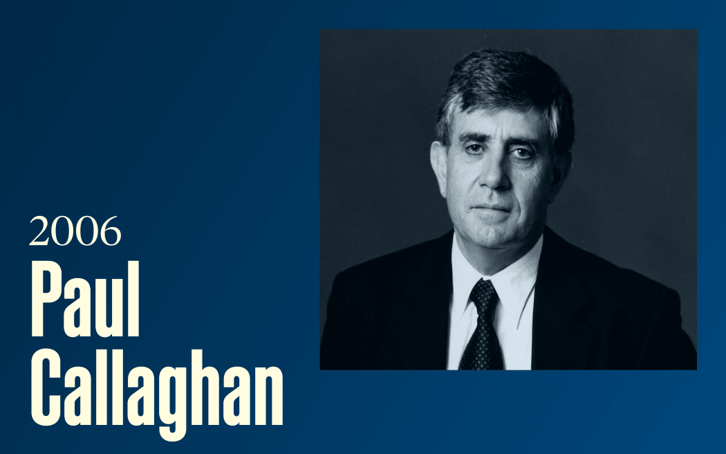 2006: Paul Callaghan | RNZ