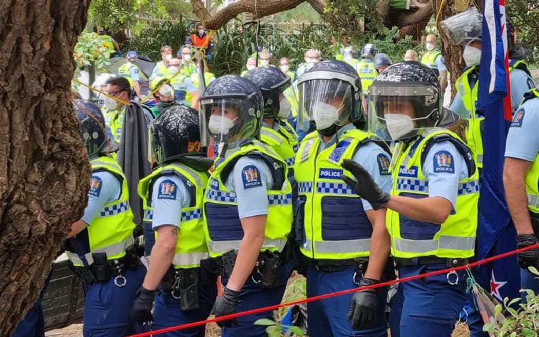 Parliament protest organisers told by police to keep it peaceful | RNZ News