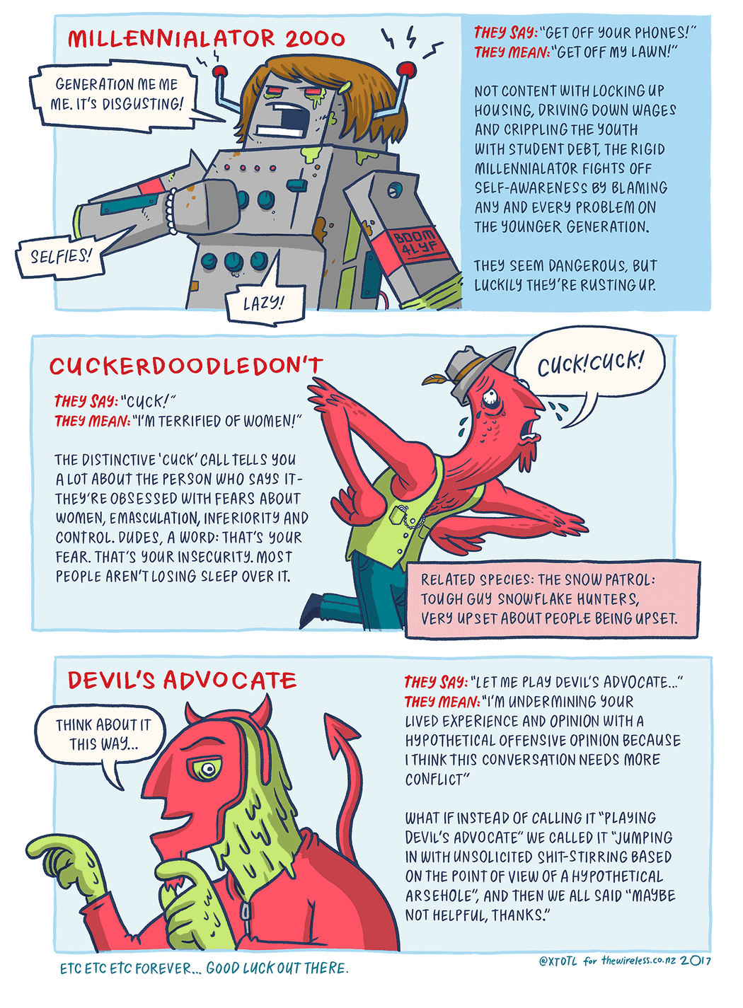 The Pencilsword: Creatures of the comments | RNZ News