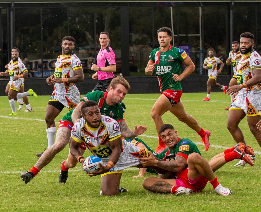PNG Hunters grateful to be back on league field | RNZ News