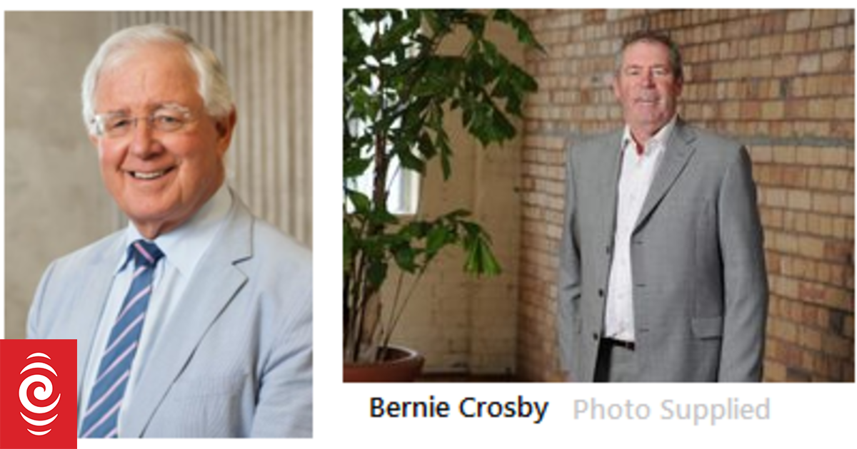 Sir Richard Faull and Bernie Crosby | RNZ