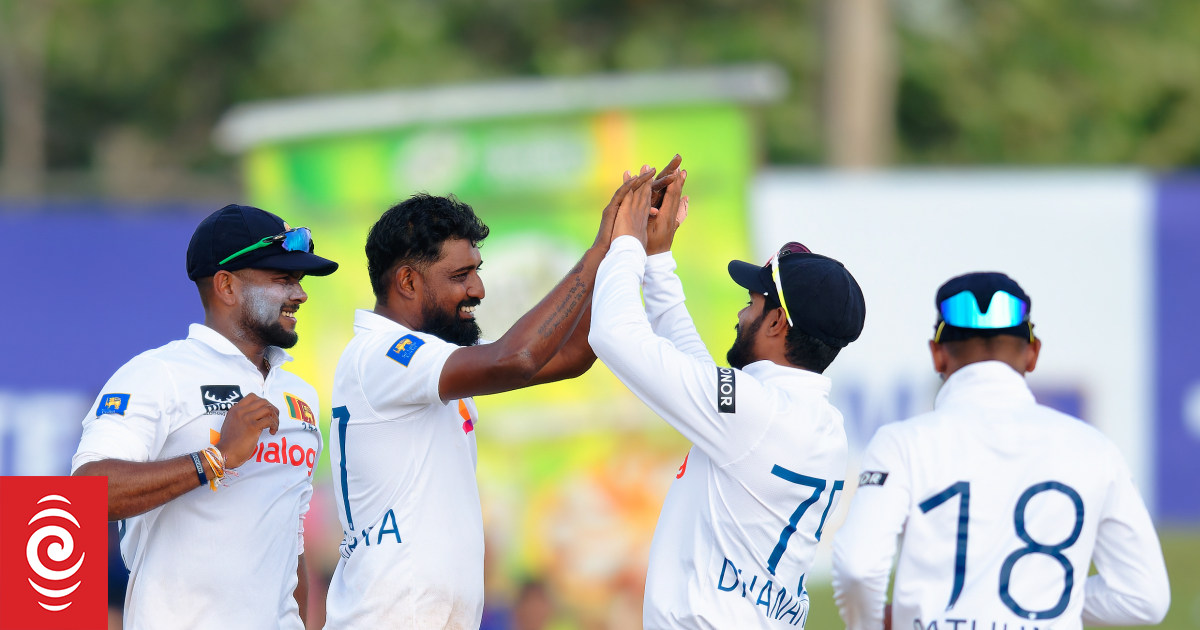Cricket: Black Caps in freefall in test series against Sri Lanka in ...