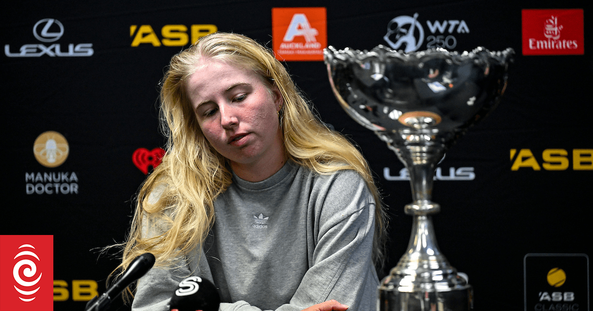 ASB Classic winner Clara Tauson reflects on fizzer final | RNZ News