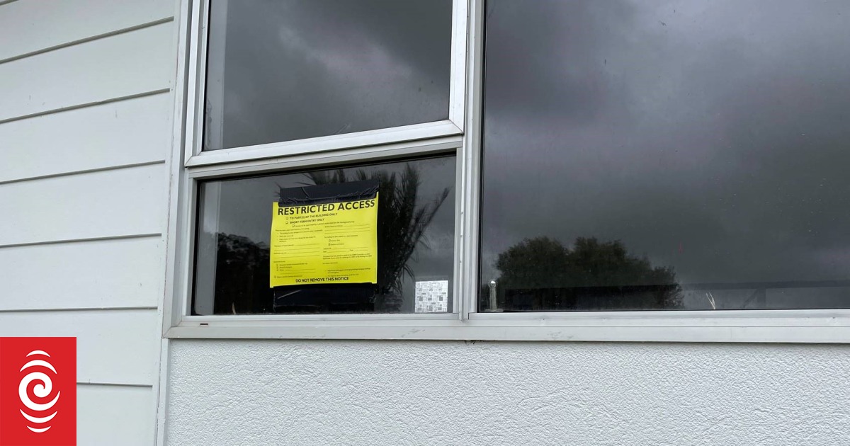Yellow stickers attached to cyclone-damaged homes going missing in Te ...