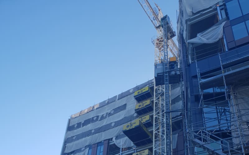 Fire in partly-built Auckland high rise started in lift shaft | RNZ