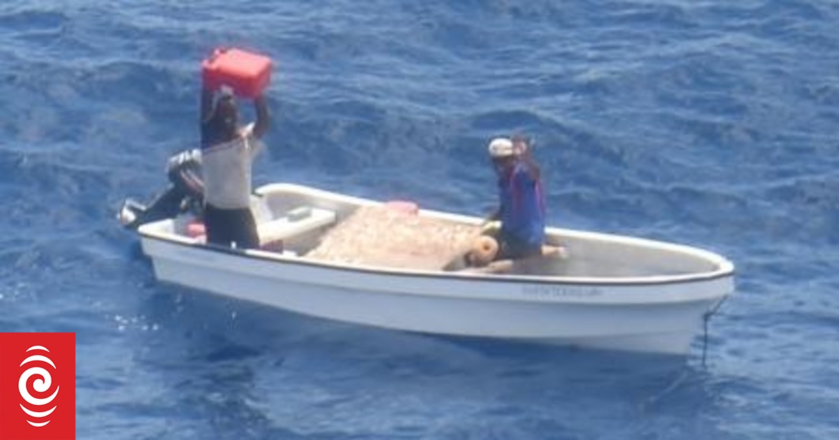 NZ air force finds two men lost at sea in Pacific | RNZ News