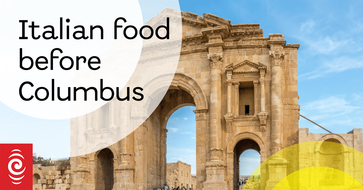 Italian Food before Columbus with Julie Biuso | RNZ
