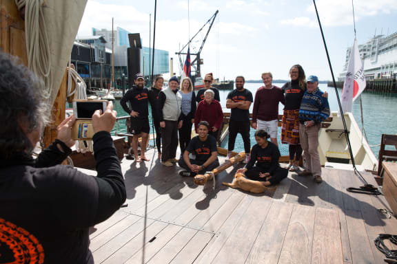 Aboard the waka hourua Haunui | A Gallery from News | RNZ