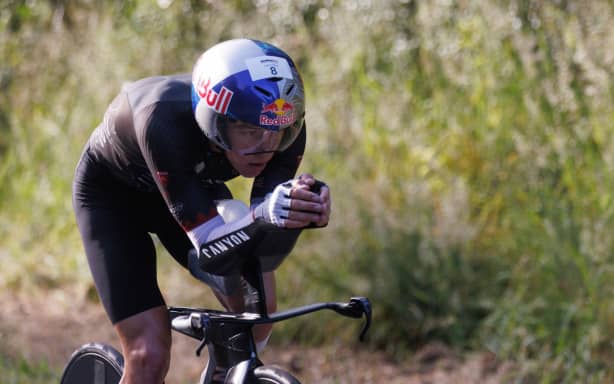 Fisher-Black defends time trial cycling title, Olympic triathlete ...