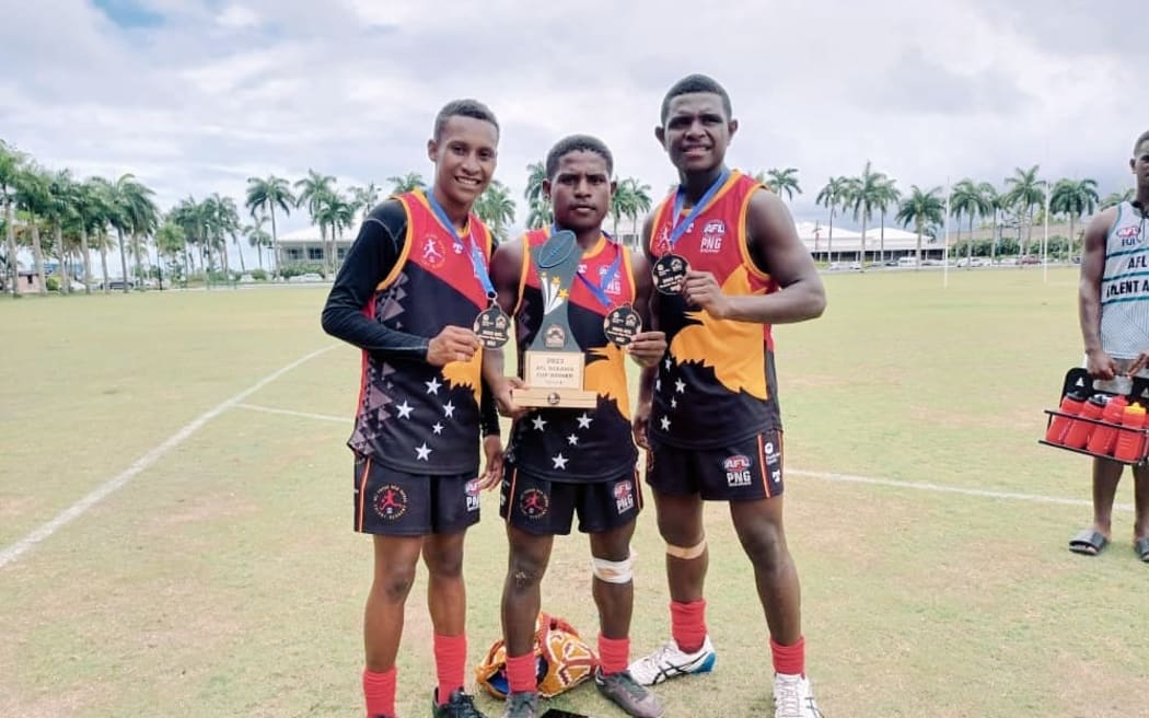 Sevara siblings help Papua New Guinea win Aussie rules Oceania ...