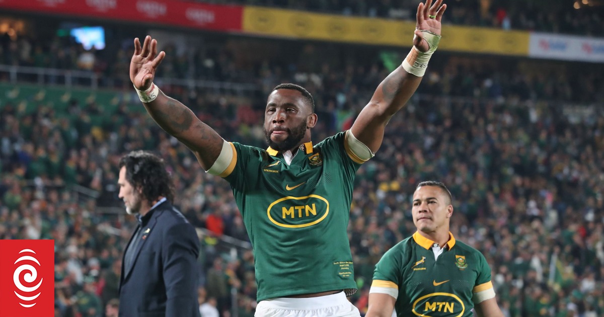 Kolisi back as Springboks name strong squad for All Black tests | RNZ News