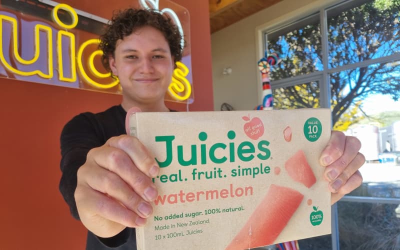 Kaitāia College student visits Juicies manufacturer after making ...