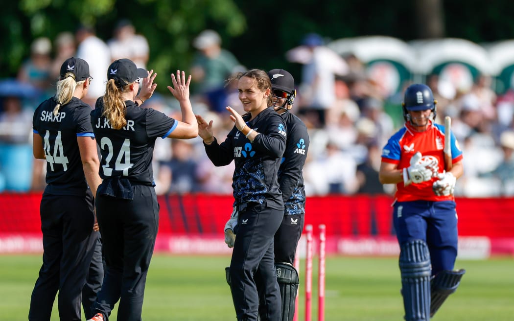 White Ferns recover from nightmare start to win second England T20 ...