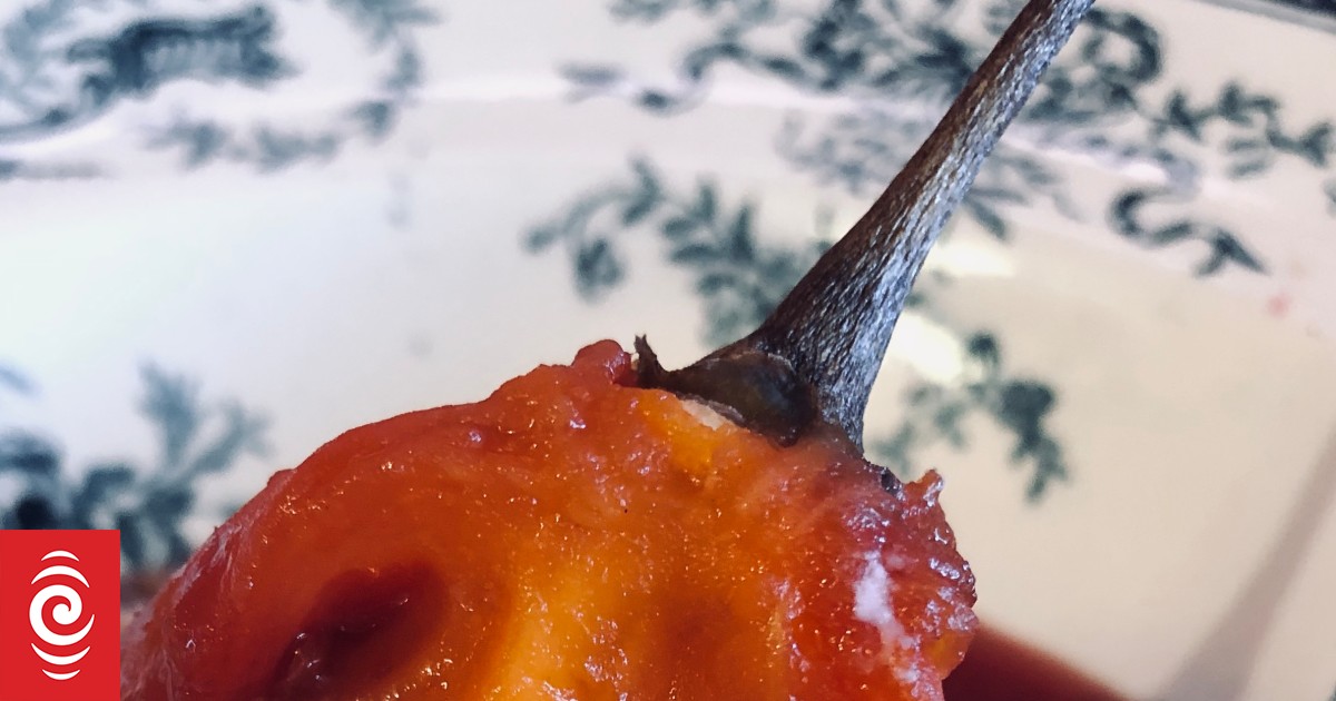 Poached Tamarillo and Coconut Tart | RNZ
