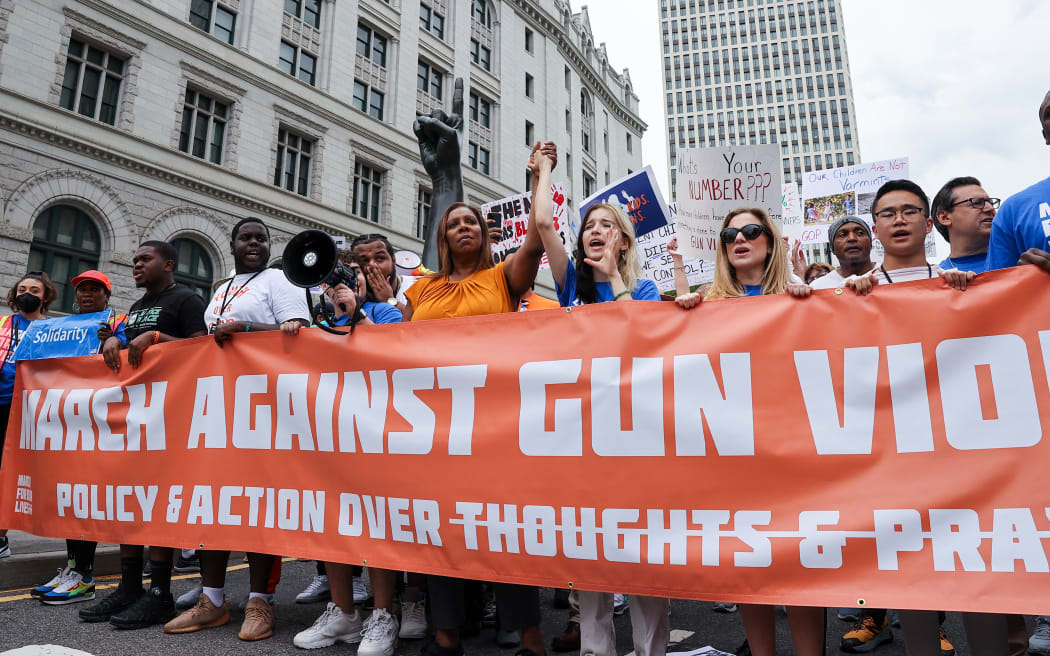 March For Our Lives: US rallies for stricter gun laws | RNZ News