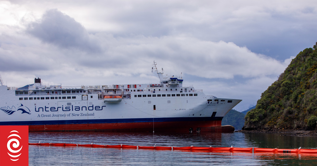 Aratere: Minimal damage found so far on grounded Interislander ferry ...