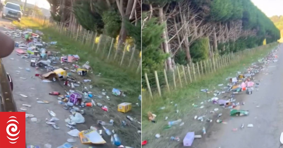 Rhythm and Vines attendees leave Gisborne road covered in rubbish | RNZ ...