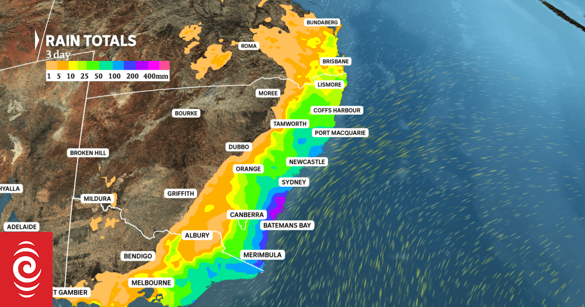 'Bomb cyclone' pummels Sydney with heavy rains, winds | RNZ News