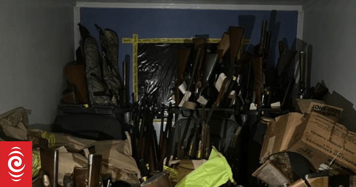 Nearly 500 guns seized in Gore in one of NZ's largest firearms busts ...
